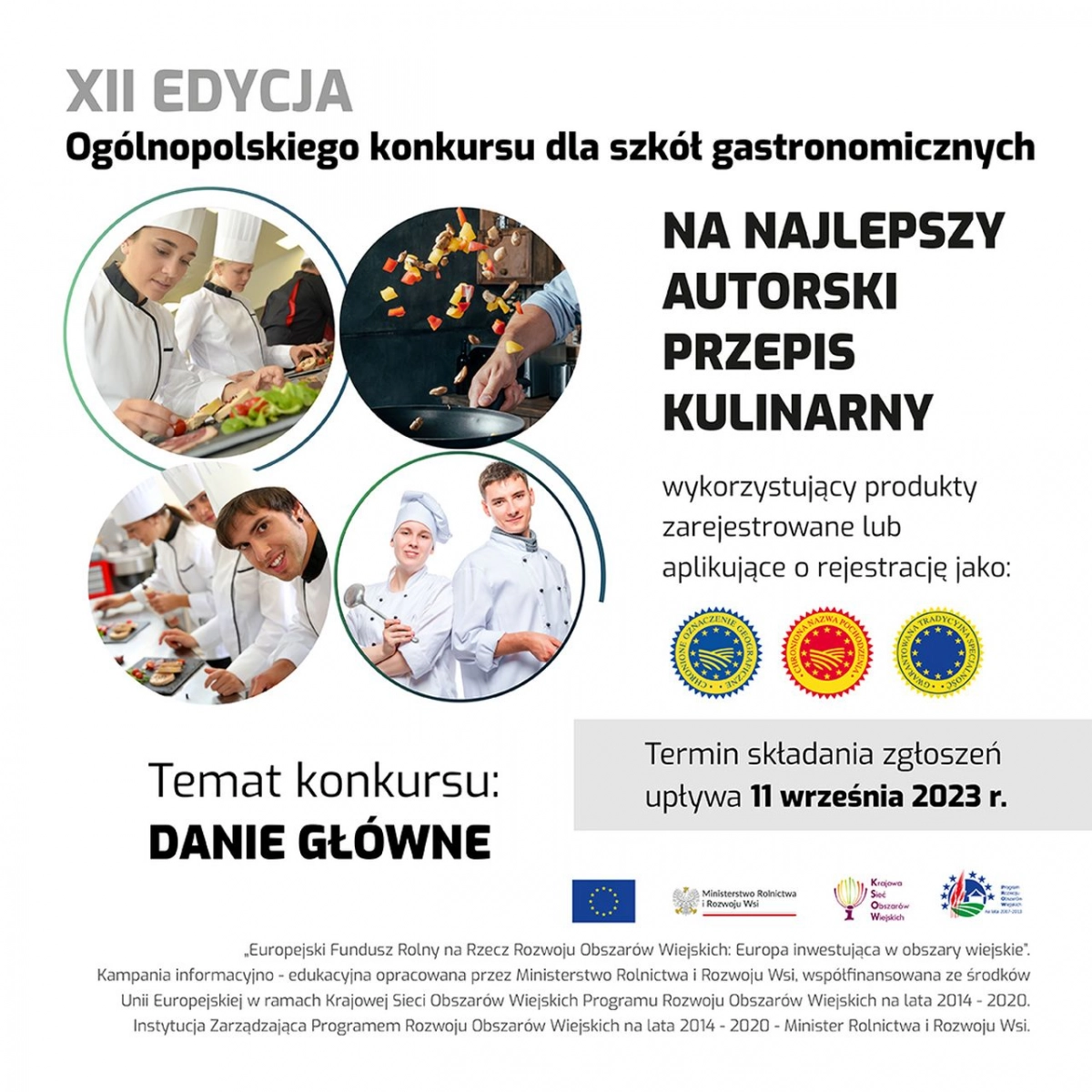 Ogólnopolski konkurs dla szkół gastronomicznych na najlepszy przepis ...